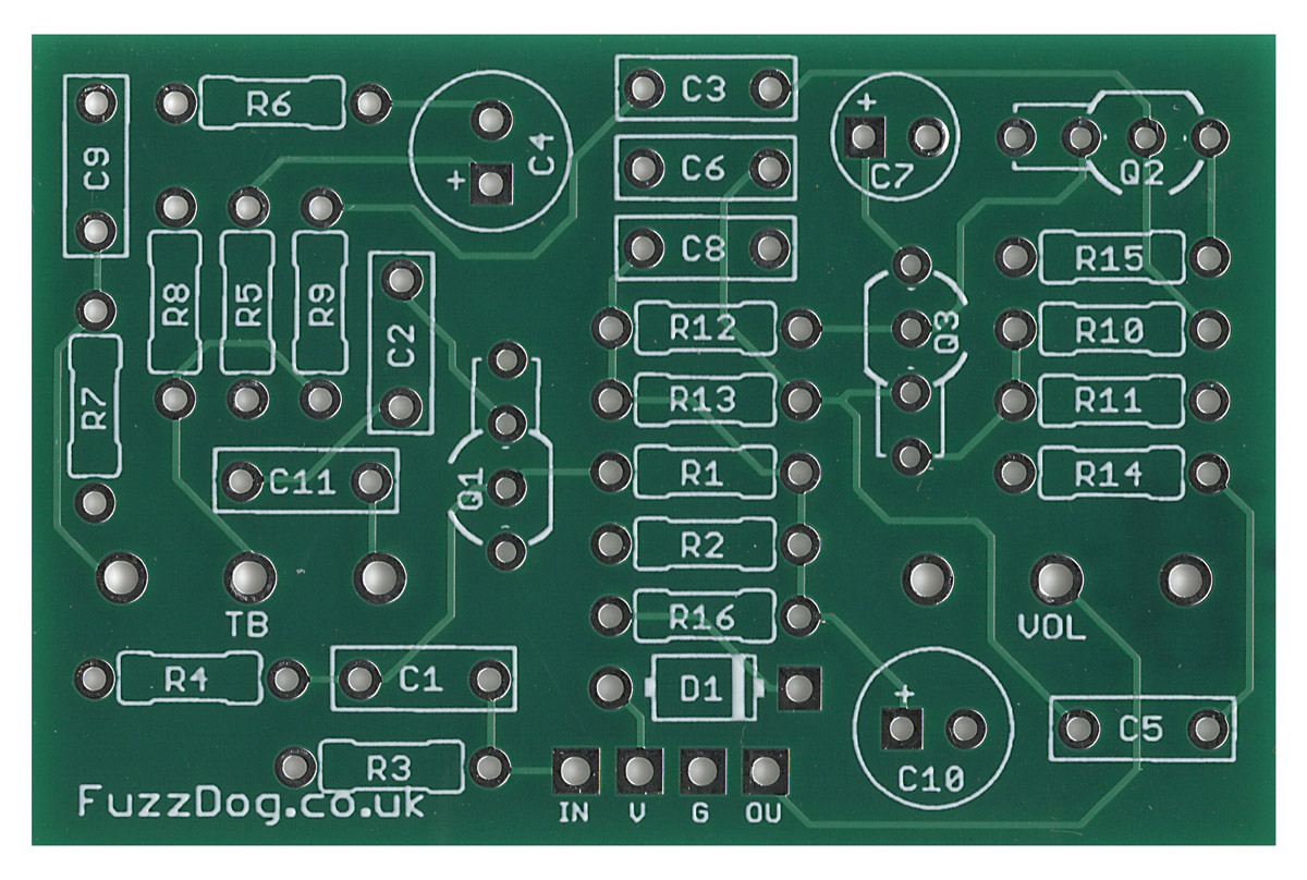 Vox MkIII Treble and Bass PCB