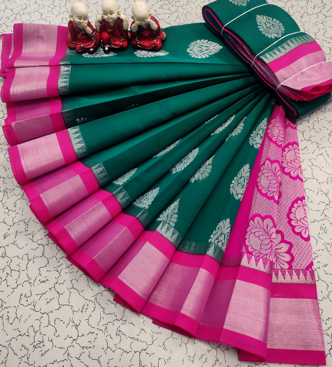 Monica soft Primium Quality Beautiful shari