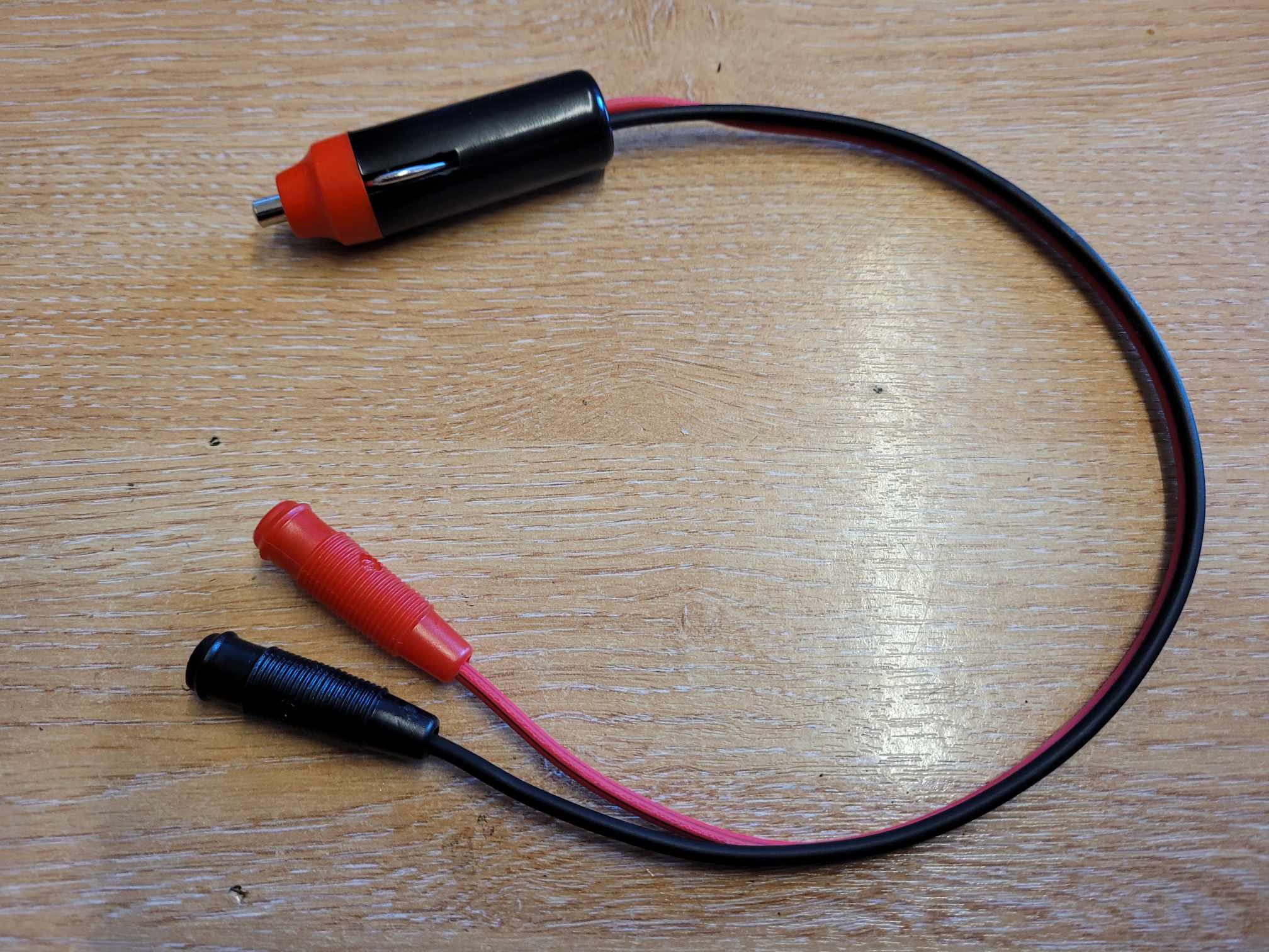 12v Home to Vehicle power adaptor Female Banana Plugs to Cigarette ...