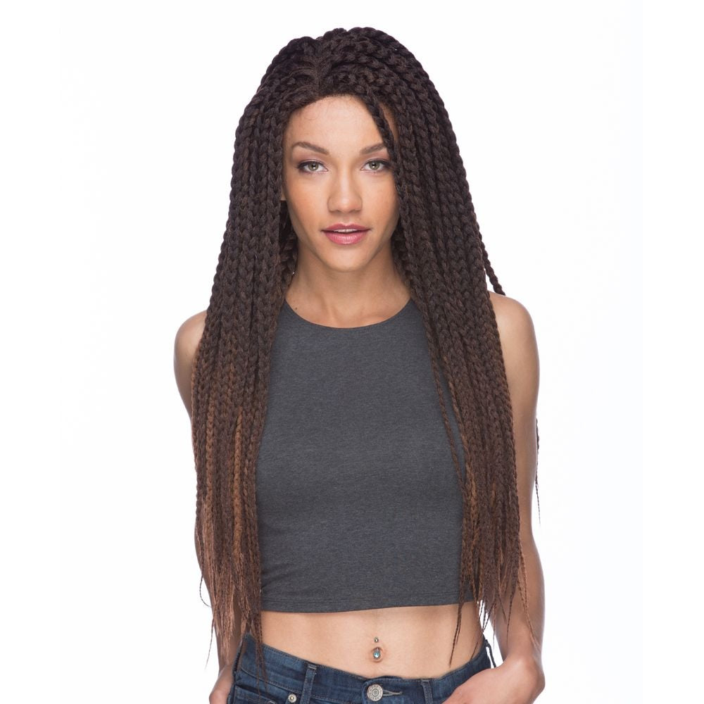 Long Lace Front Braided Wig