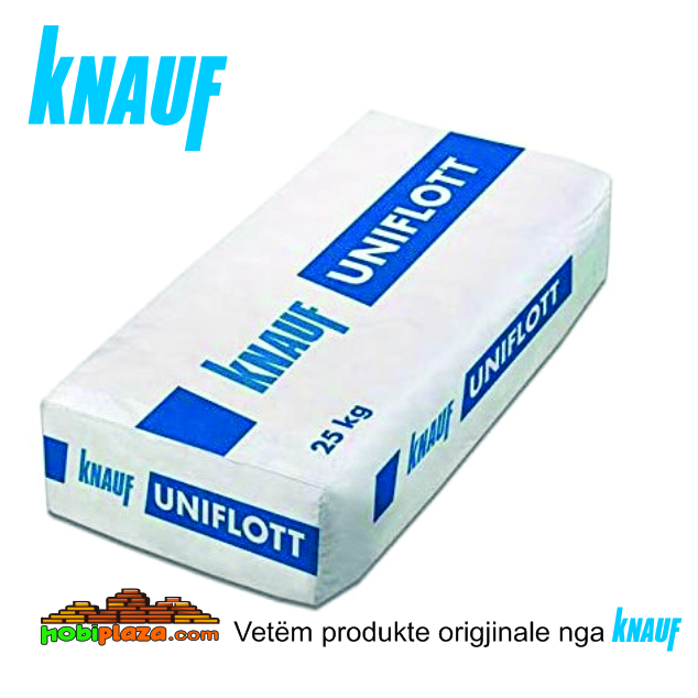 KNAUF UNIFLOTT (Pluhur) - Thes 25kg - Mbushes i fugave mes pllakave të ...
