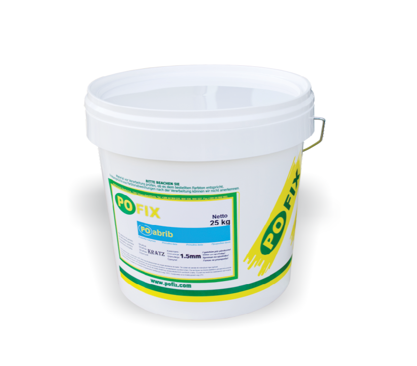 FASADE STUKTURALE e jashtme PO ABRIB KRATZ WHITE nga Pofix Granula 1/1 ...