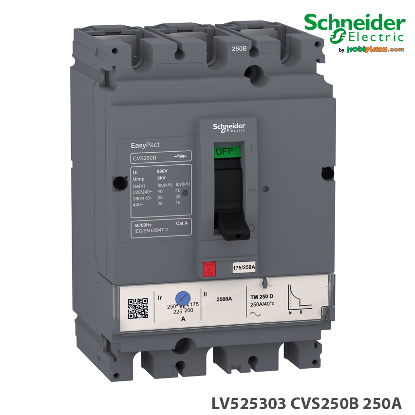 Sigurese Automatike EasyP 250 A 3P 415 V/AC CVS250B Schneider