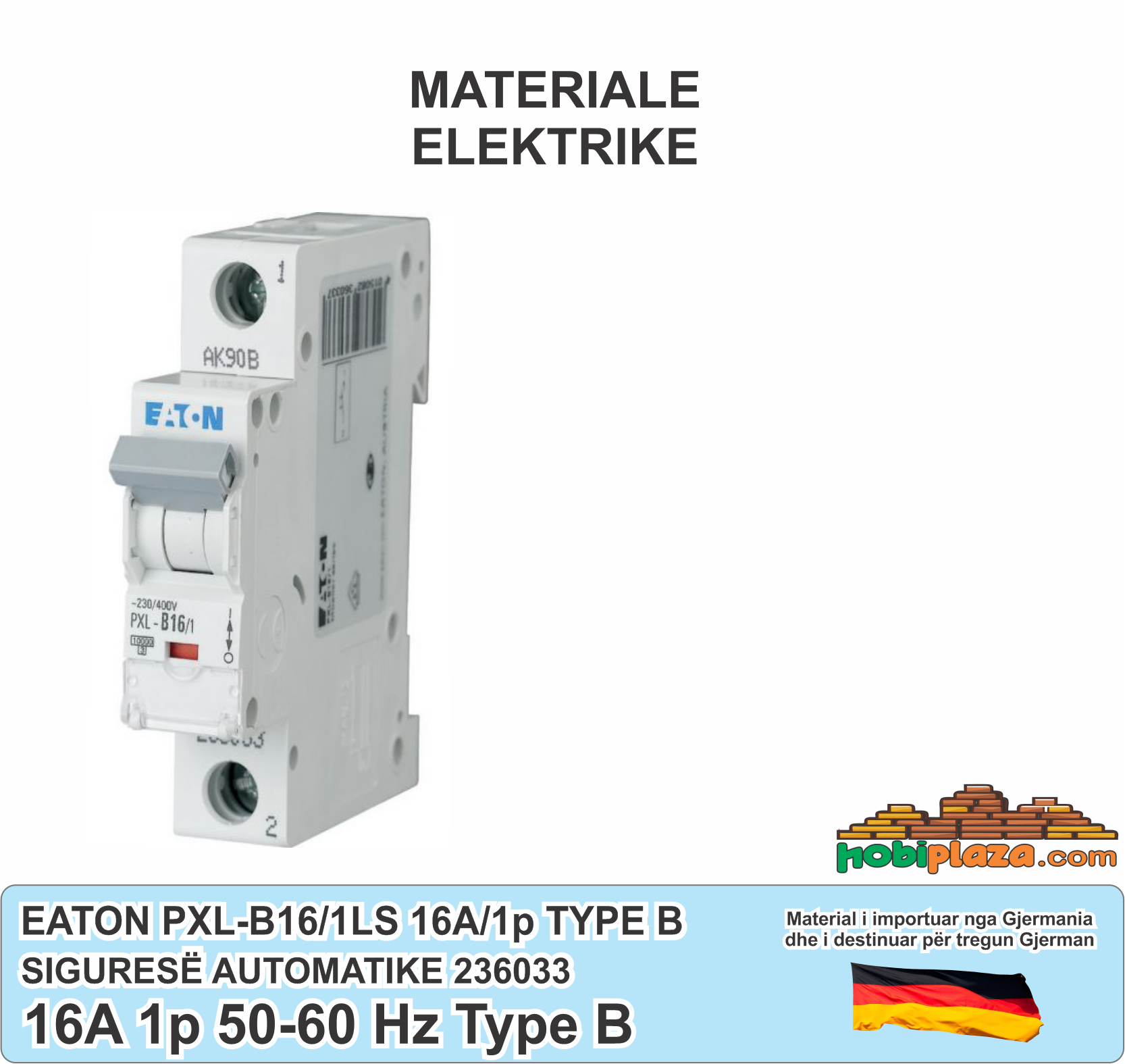 EATON PXL-B16/1LS 16A/1p TYPE B - Siguresë