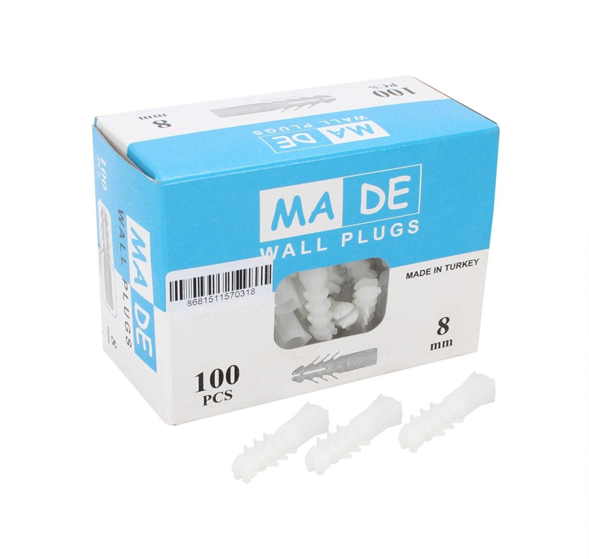 T TIPELL PLASTIKE 8mm (100)