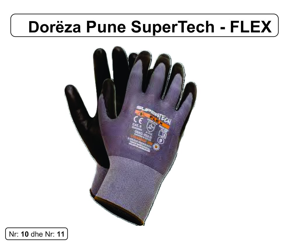 Dorëza pune Doreza pune SuperTech FLEX Nr 10 - 11