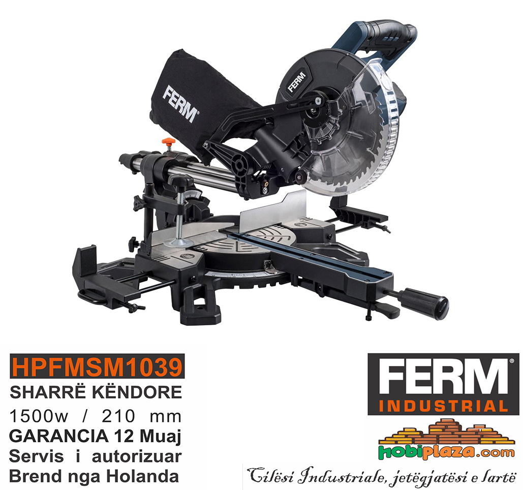 Sharrë Prerëse Radiale me Laser Orientues / Prerje Këndore 1500W - 210mm