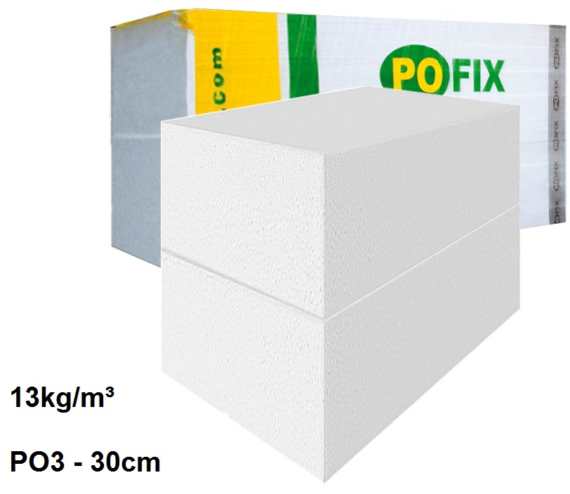 PO4 25CM STIROPOL EPS - POFIX 100X50CM, Çmimi per m²