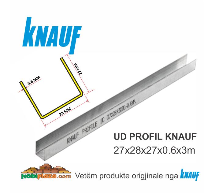 Knauf UD 27/28/0.6 - 3M PROFILE