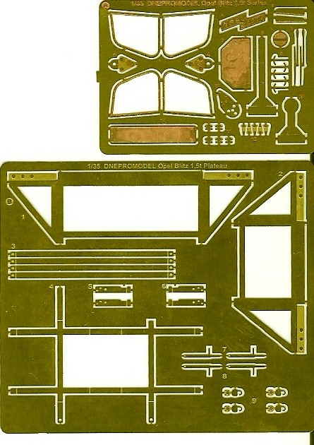Opel Blitz 2,5-32 1,5 ton PE Upgrade set for ICM 35401, 35402 1/35