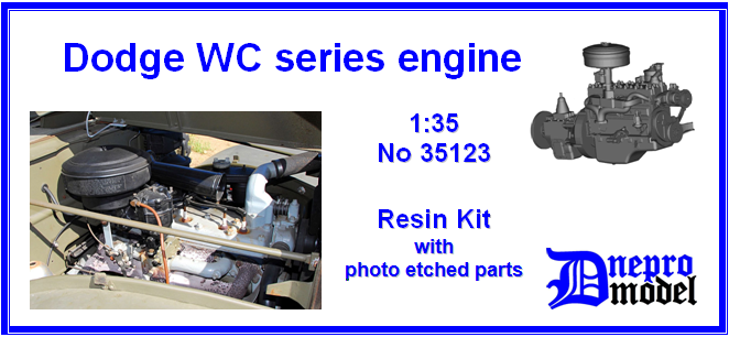 Dodge WC series engine 1/35