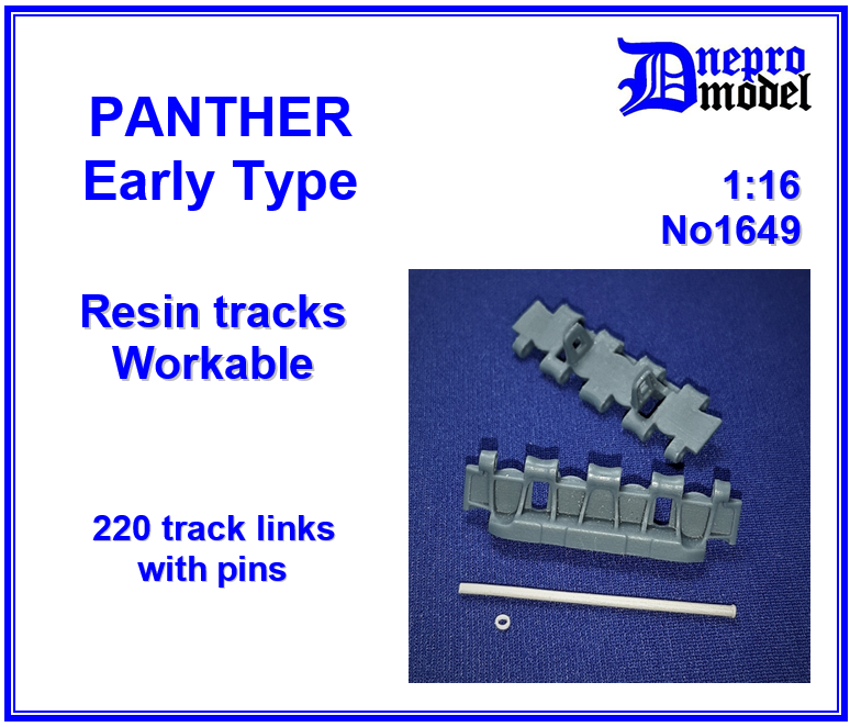 Panther Early type Workable resin track 1/16