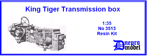 King Tiger transmissions box 1/35