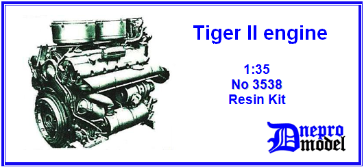 Tiger II engine 1/35