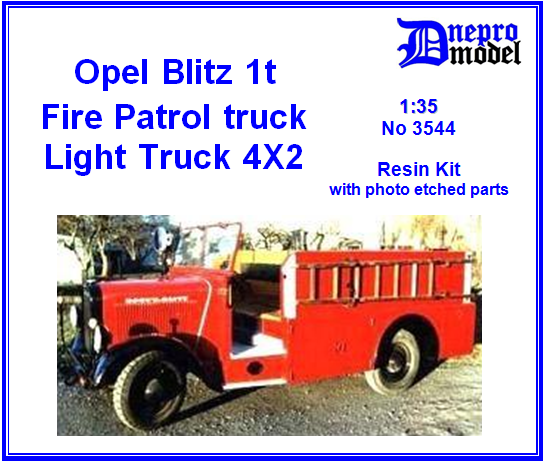 Opel Blitz 1t Fire patrol truck 1/35