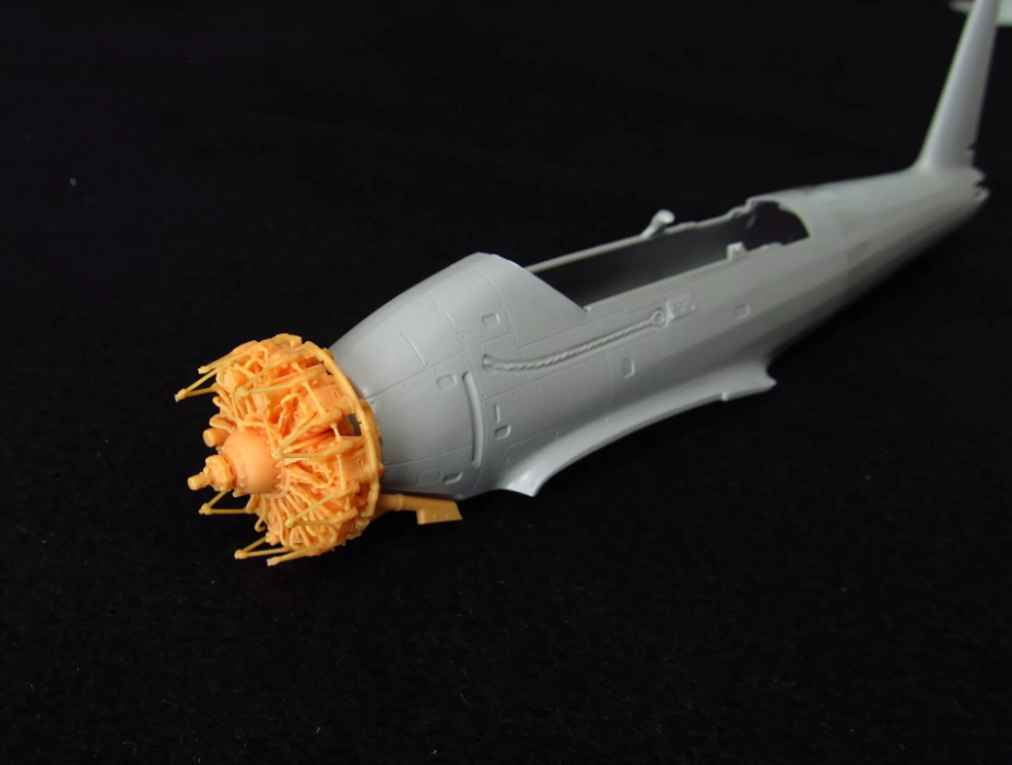 Arado Ar 196. Cowling and engine