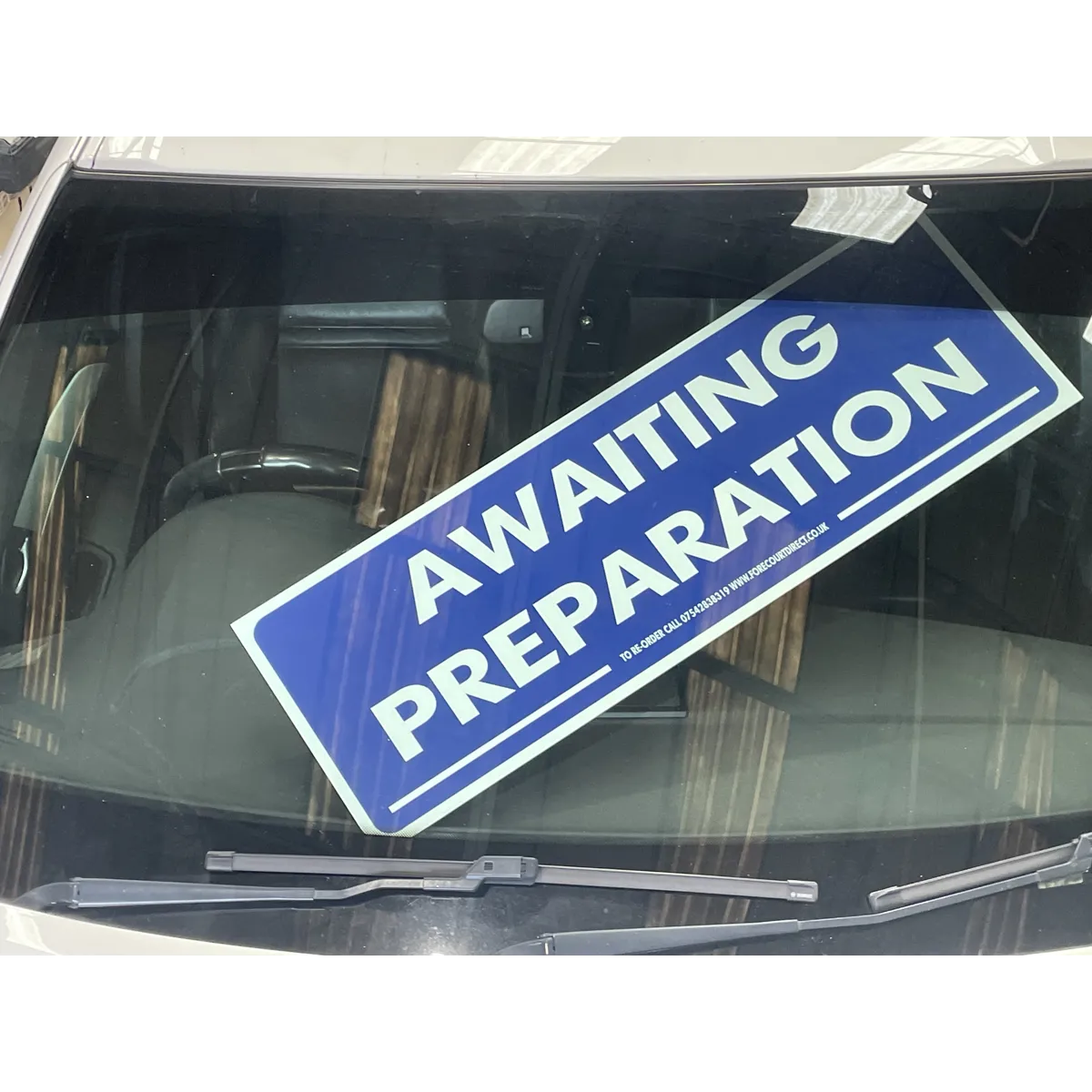 Reusable Blue Correx Car/Vehicle For Sale Signs - Awaiting Preparation ...