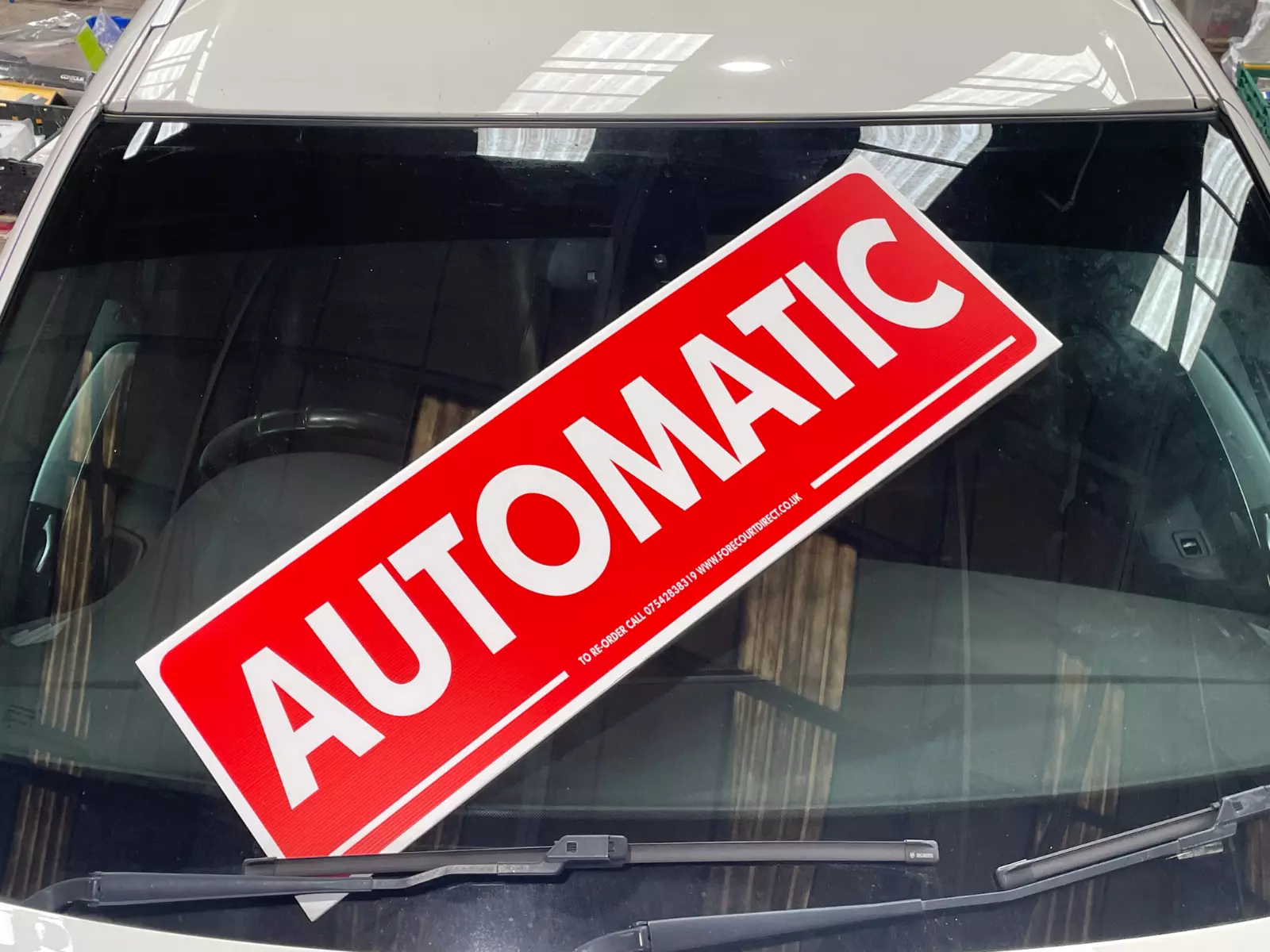 Reusable Red Correx Car/Vehicle For Sale Signs - AUTOMATIC with ...