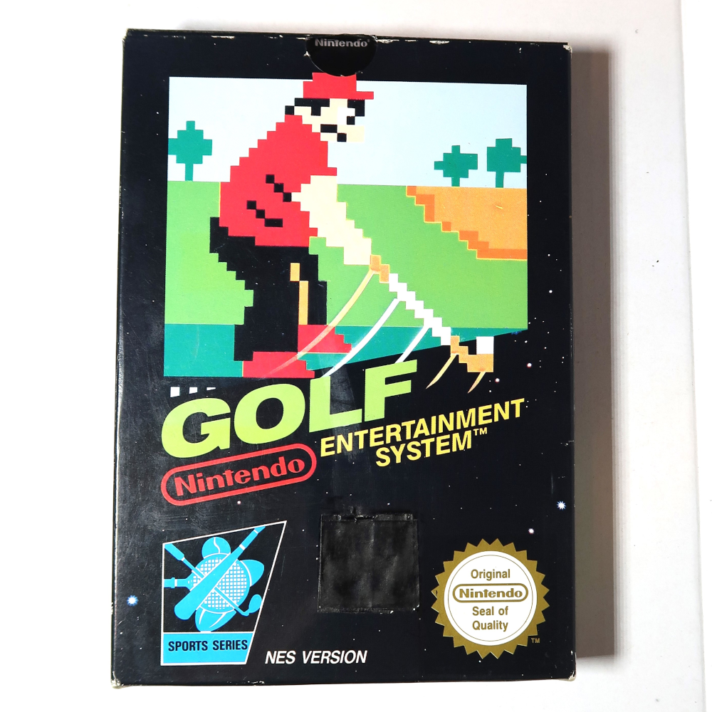 Golf Nintendo NES (BANDAI) game PAL UKV Complete
