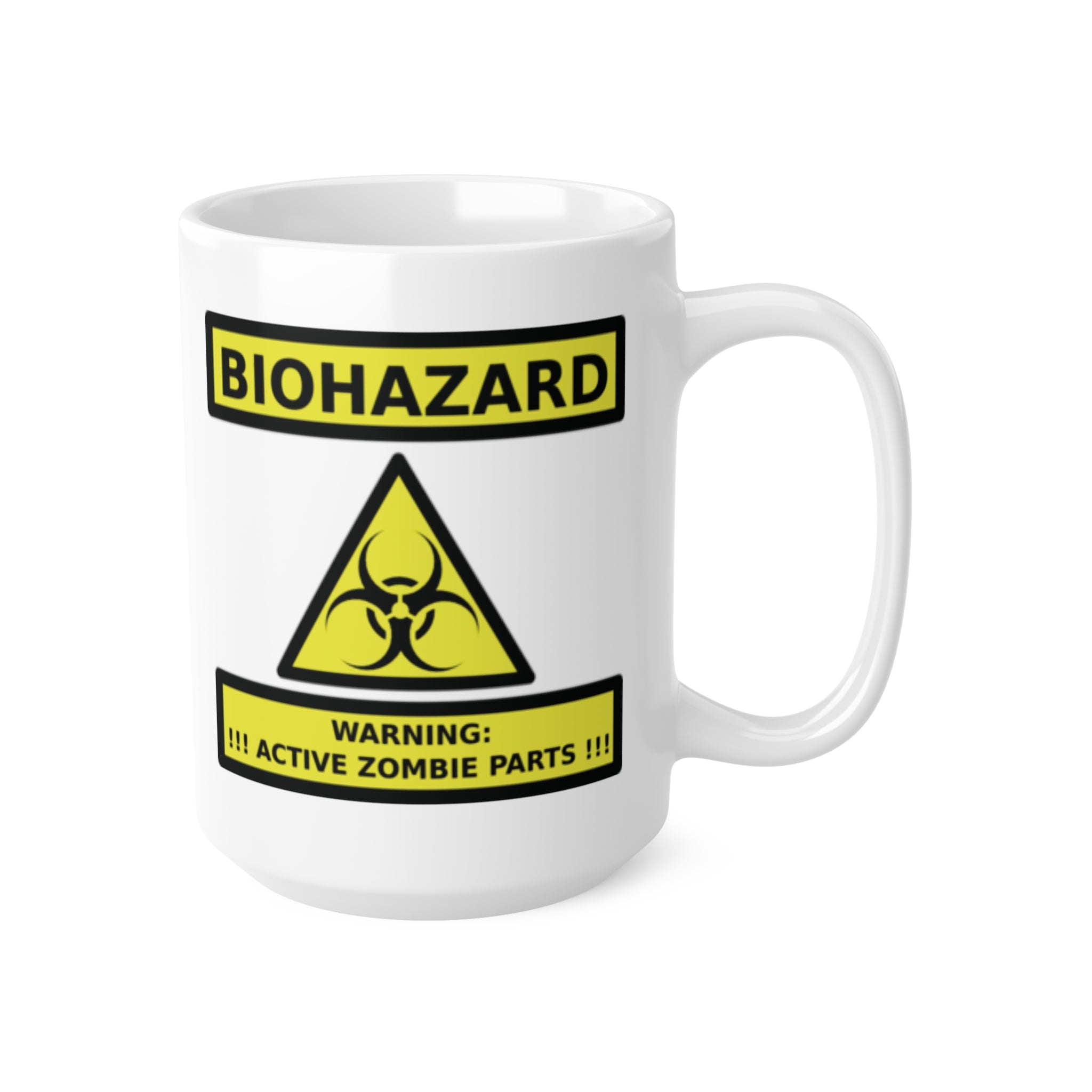 Biohazard Zombie Active Sign Coffee Mug