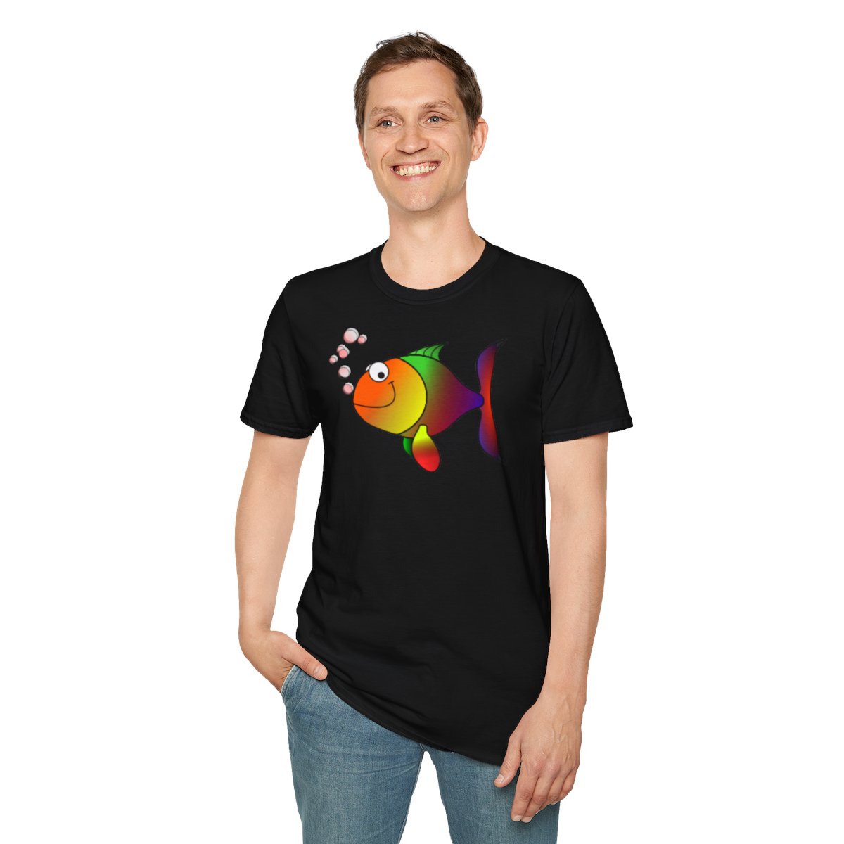 Happy Rainbow Fish T-Shirt
