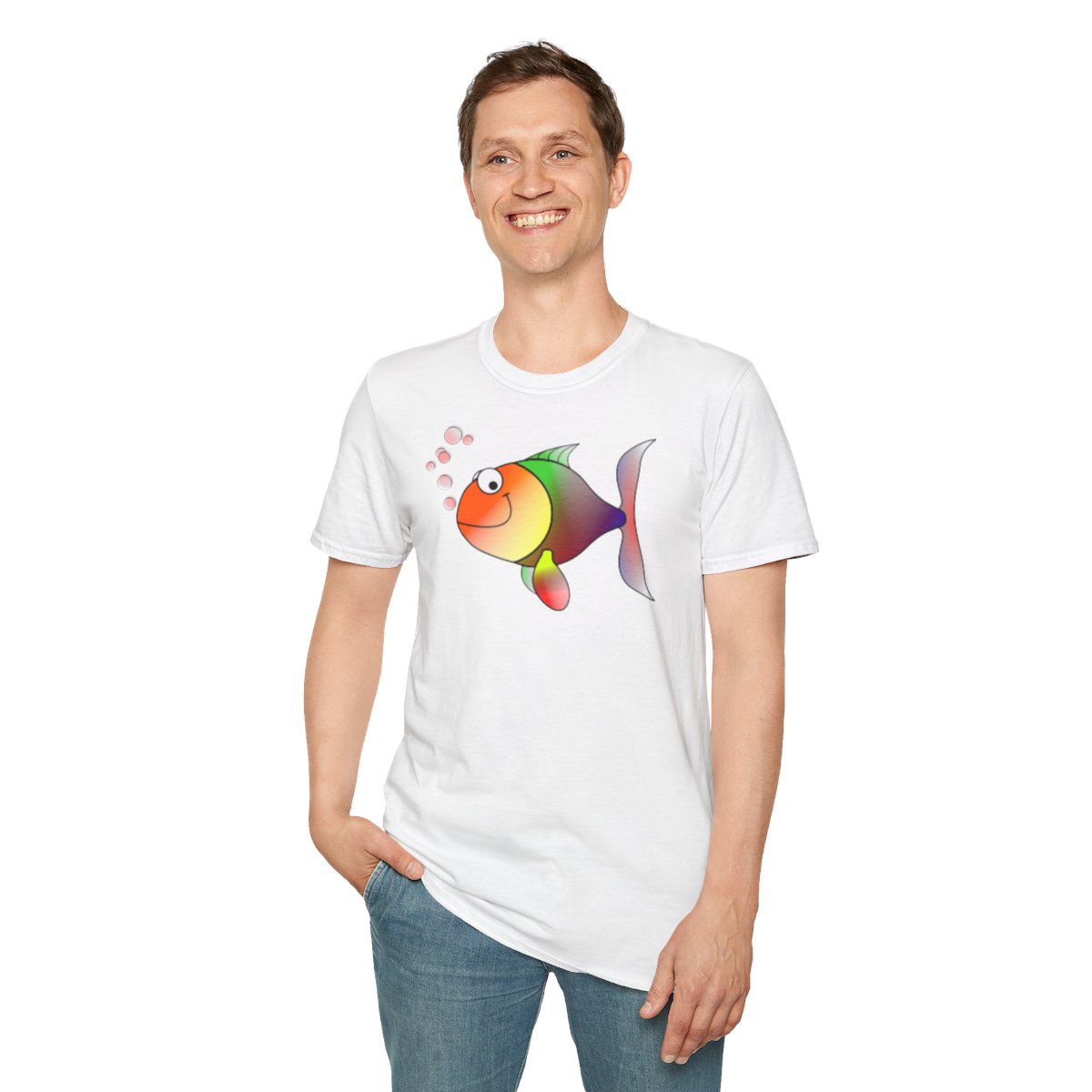 Happy Rainbow Fish T-Shirt