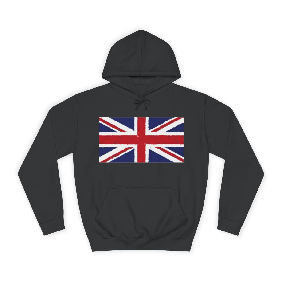 Union Jack Flag Chalk Hoodie