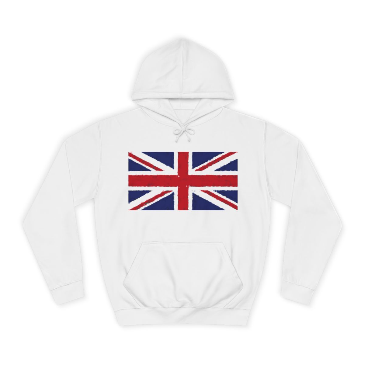 Union Jack Flag Chalk Hoodie