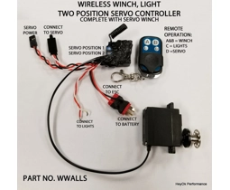 Wireless Winch, Light and Two Position Servo Controller