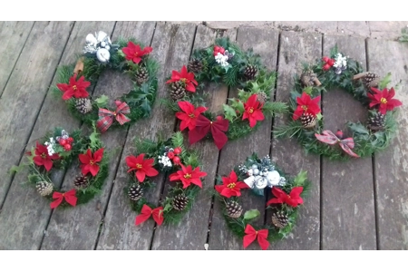 Real Christmas Wreaths for 2024 Courier Delivery GG UK