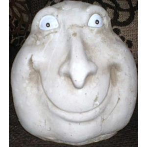 Muddled Stone Face man
