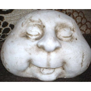 Muddled Stone Face man