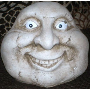 Muddled Stone Face man