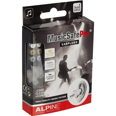 Alpine Music Safe Pro Ear Plug Set - Transparent
