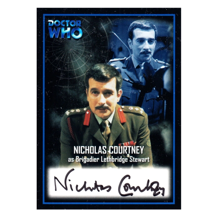 Angela Bruce and Nicholas Courtney Signed Doctor Who Autograph 10x8 Photo