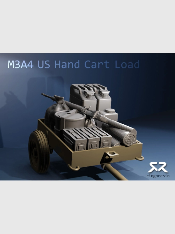 Load for M3A4 US Utility Hand Cart